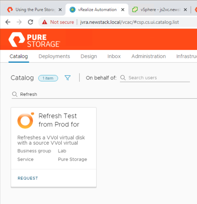 Refreshing Test from Prod: vVol Automation & Pure Storage FlashArray ...
